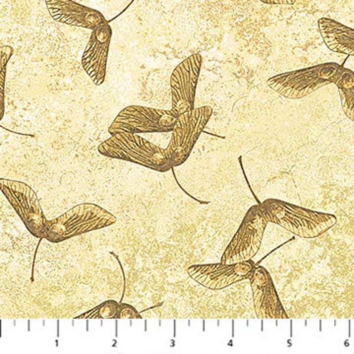 Northcott 22018-34 Tan Maple Seeds Maplewood - Etsy