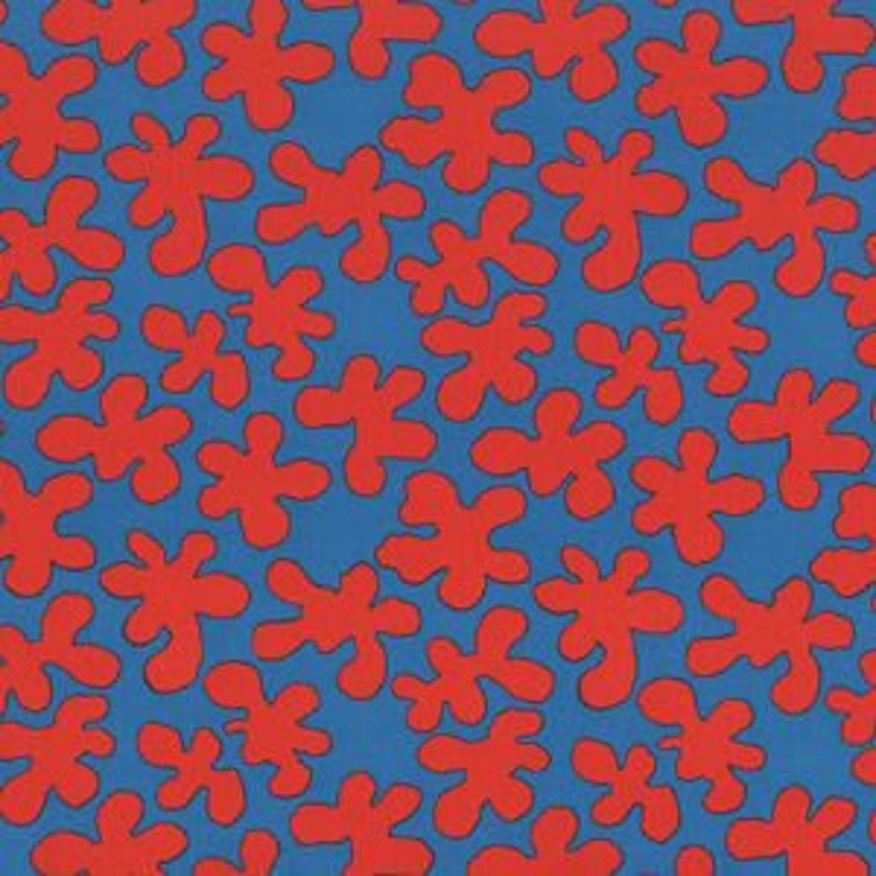 Kaffe Fassett PWKF005 Squiggle Red - Etsy