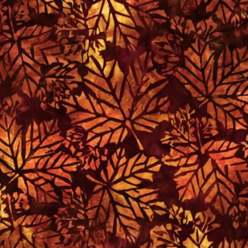 RK 17826-285 Ember Maple Leaves - Etsy