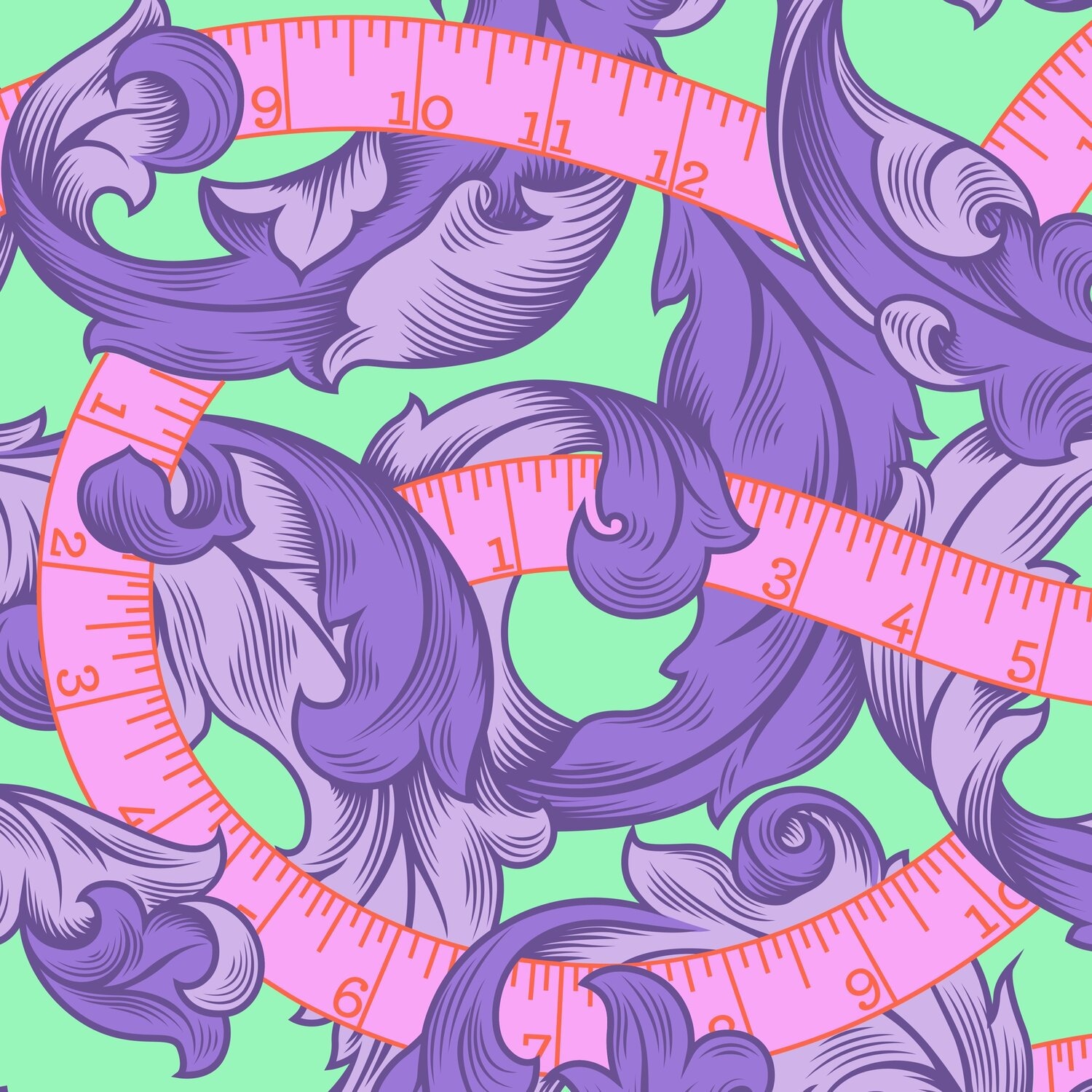 Tula Pink Homemade QBTP004 Measure Twice Night 108 Wide Back - Etsy