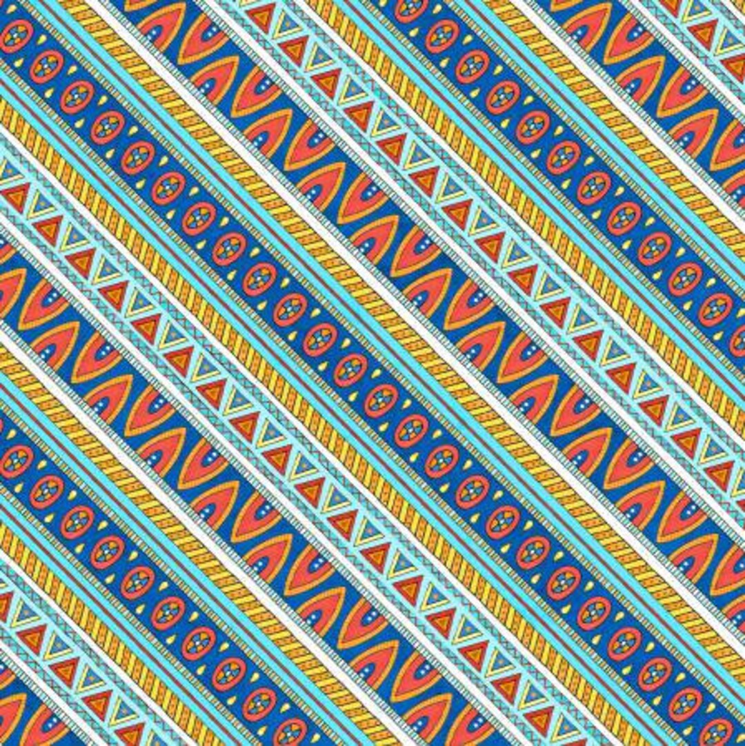WP 77615-435 Multi Diagonal Stripe Arctic Wonderland - Etsy
