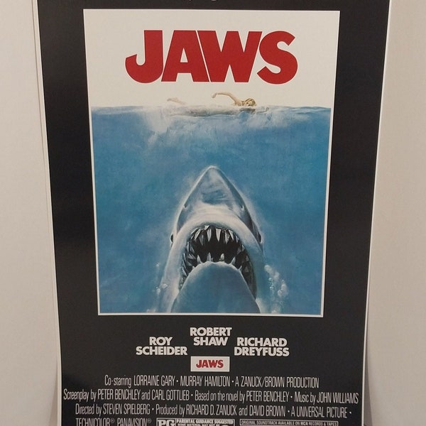 Jaws Poster - Etsy