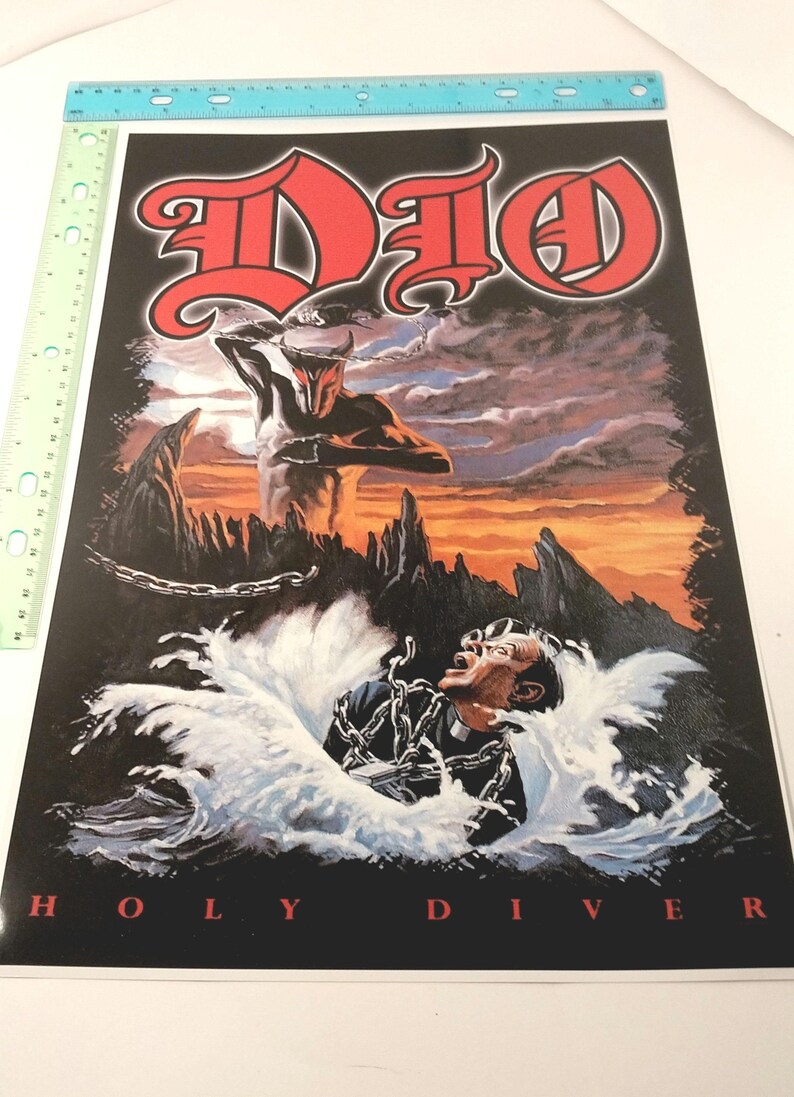 Ronnie James Dio Poster 11x17 Inch Print Perfect for Framing - Etsy