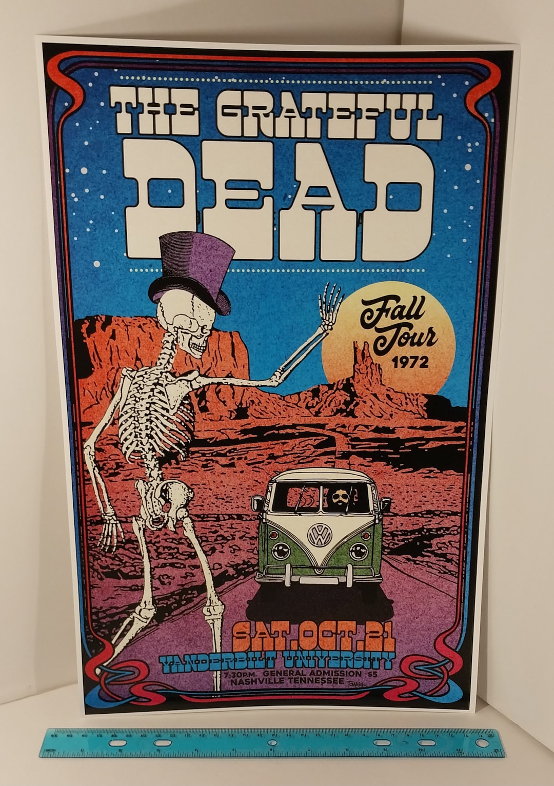 Grateful Dead Poster 11x17 Inch Print Perfect for Framing - Etsy