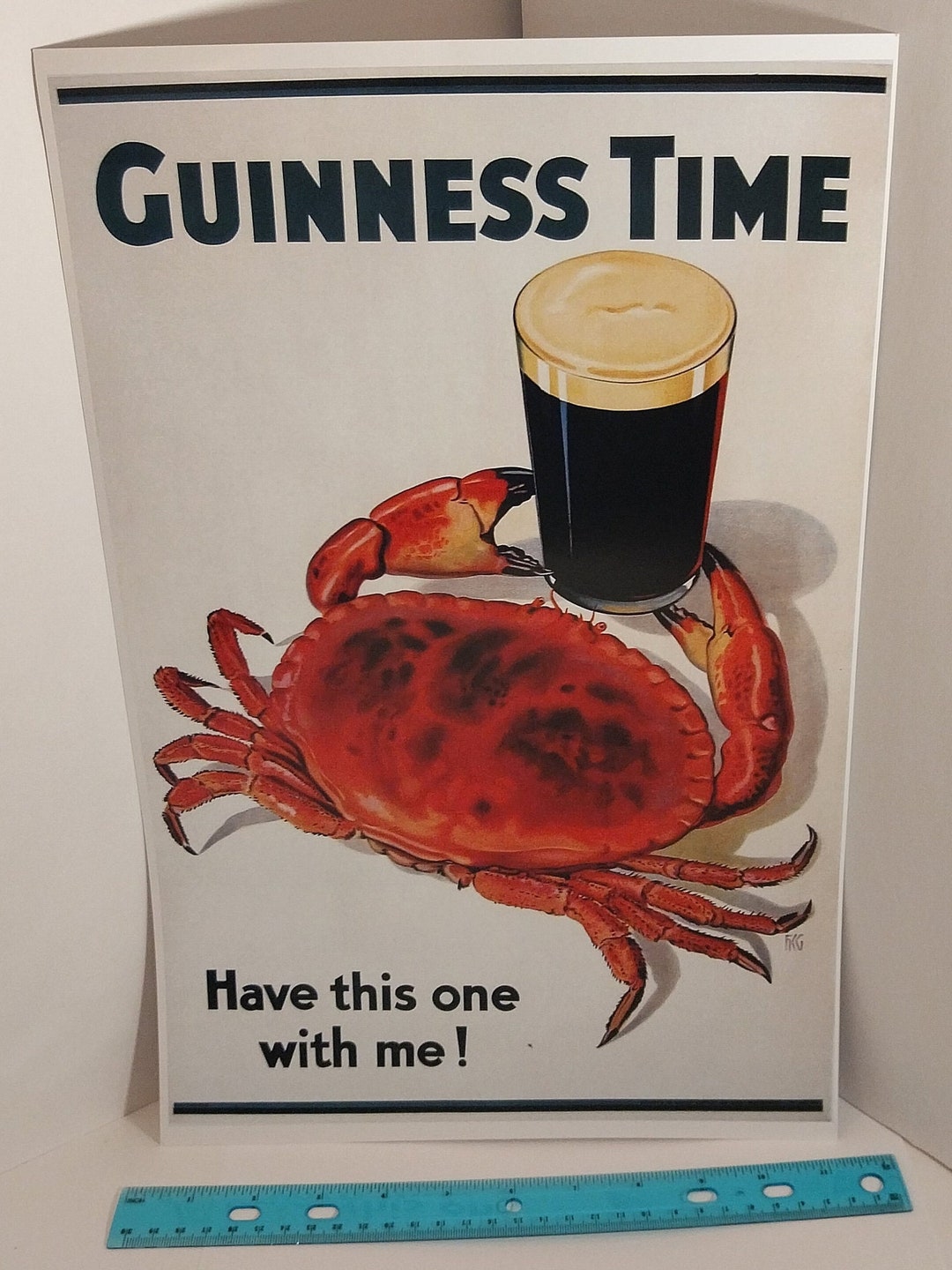 Irish Beer Ad Poster 11x17 Inch Print Perfect for Framing - Etsy