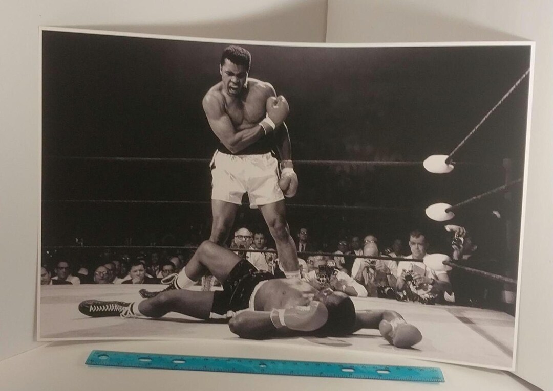 Muhammad Ali Knockout Print: Sonny Liston 1965 (11x17 Inch) - Etsy