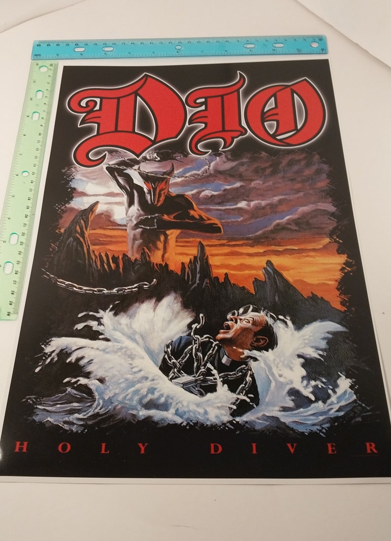 Ronnie James Dio Poster 11x17 Inch Print Perfect for Framing - Etsy