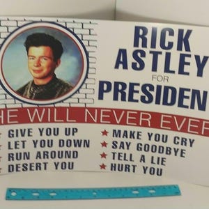 Rick Astley Poster 11x17 Inch Print Perfect for Framing - Etsy