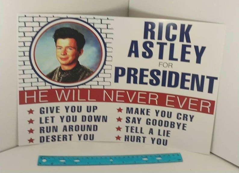 Rick Astley Poster 11x17 Inch Print Perfect for Framing - Etsy