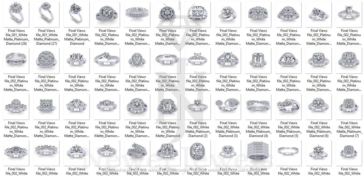100 Rings, Infinite Elegance: A Signature STL Collection - Etsy