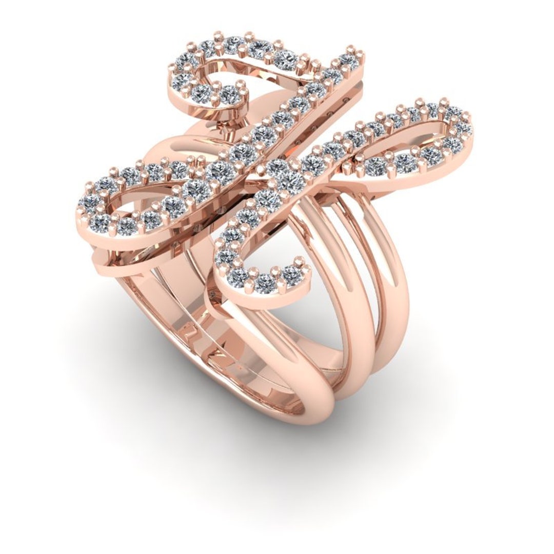 3D STL Ring File NJ RING - Etsy