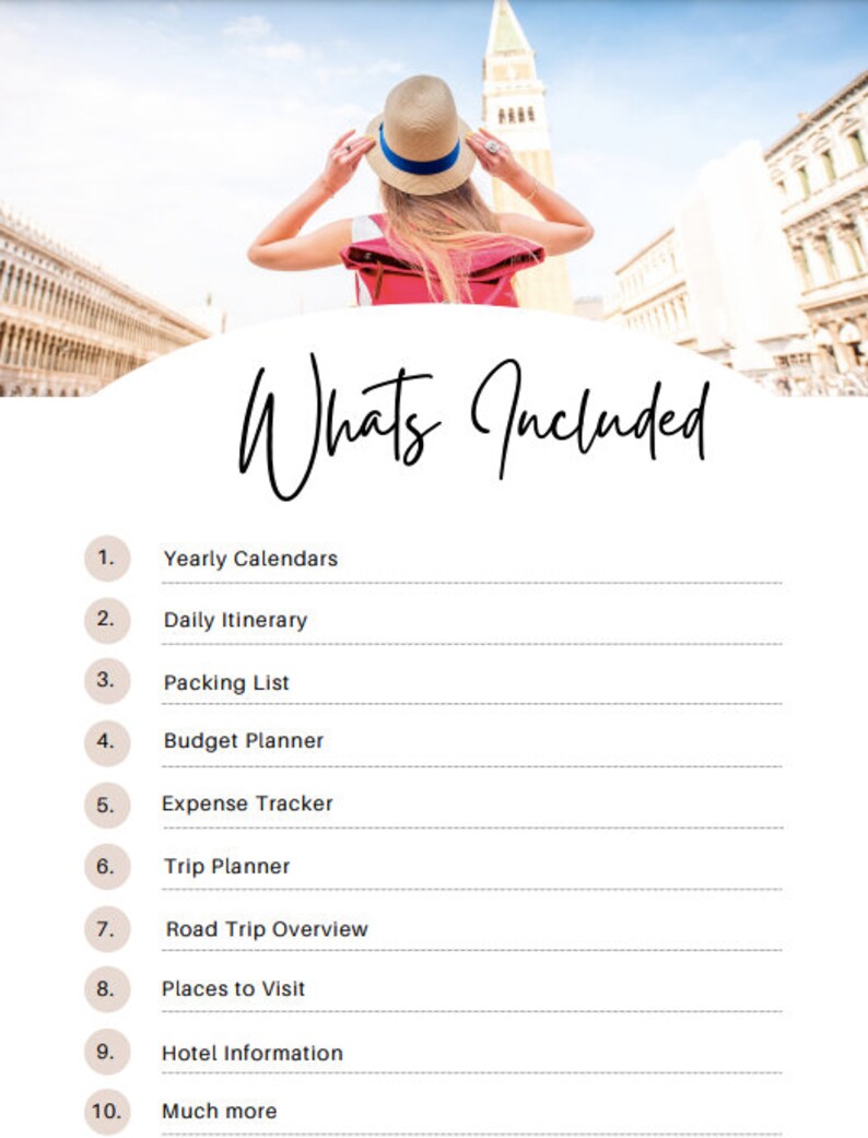 The Ultimate Travel & Vacation Planner - Etsy