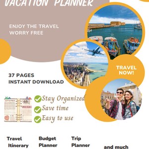 The Ultimate Travel & Vacation Planner - Etsy