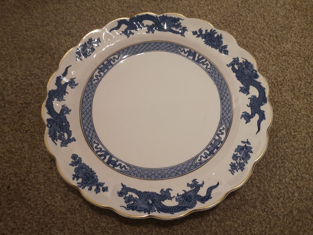 Antique Booths A8029 Large Round Dinner Plate - Etsy