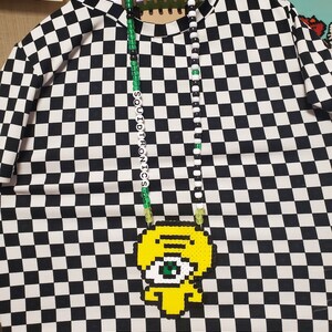 Subtronics Perler Bead Kandi Necklace Squidward squidtronics Rave EDM ...