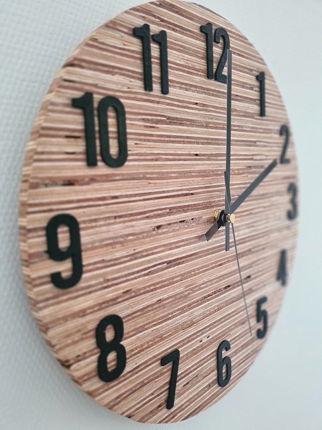 Wooden Clock/wooden Clock - Etsy