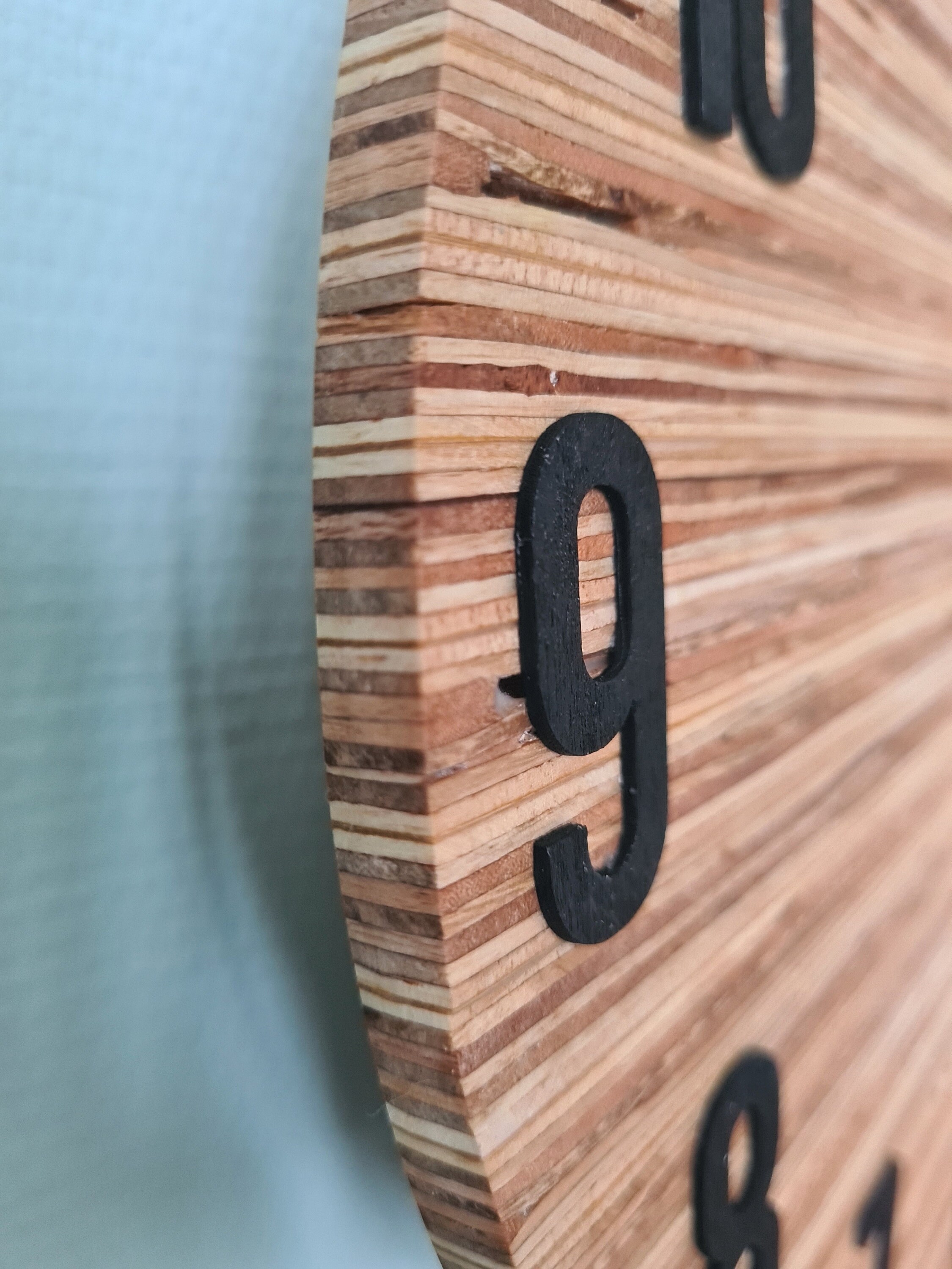 Wooden Clock/wooden Clock - Etsy