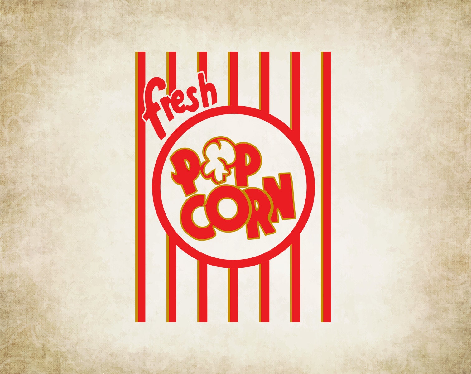 Vintage Popcorn Logo