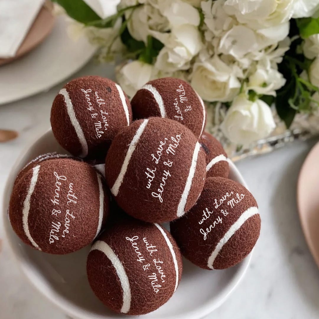 Personalized Dog Wedding Favors, Custom Tennis Ball With Love Message ...