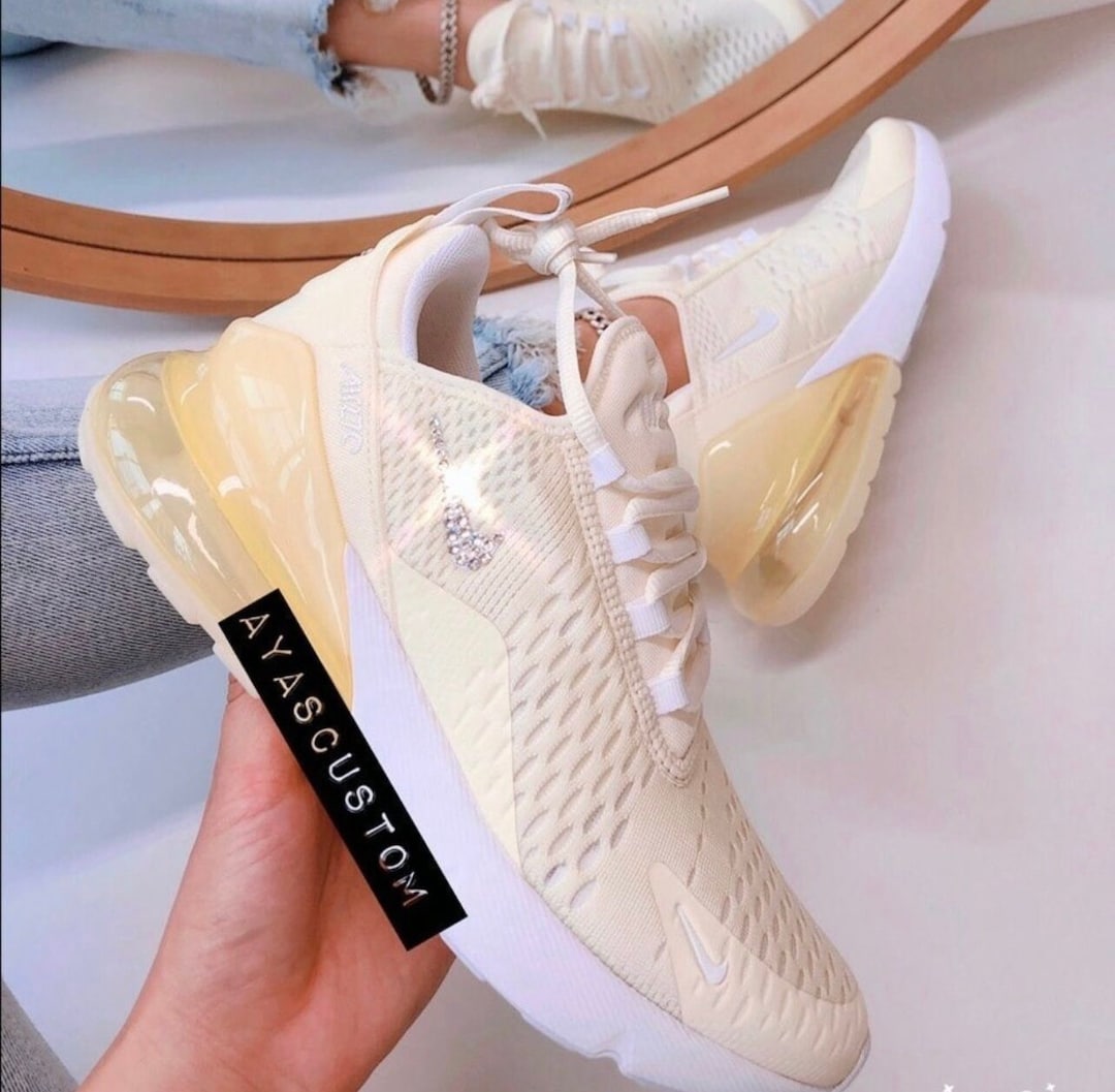 Nike Air Max 270 Customized Nike Womens Sneakers Crystal Air Max 270 ...