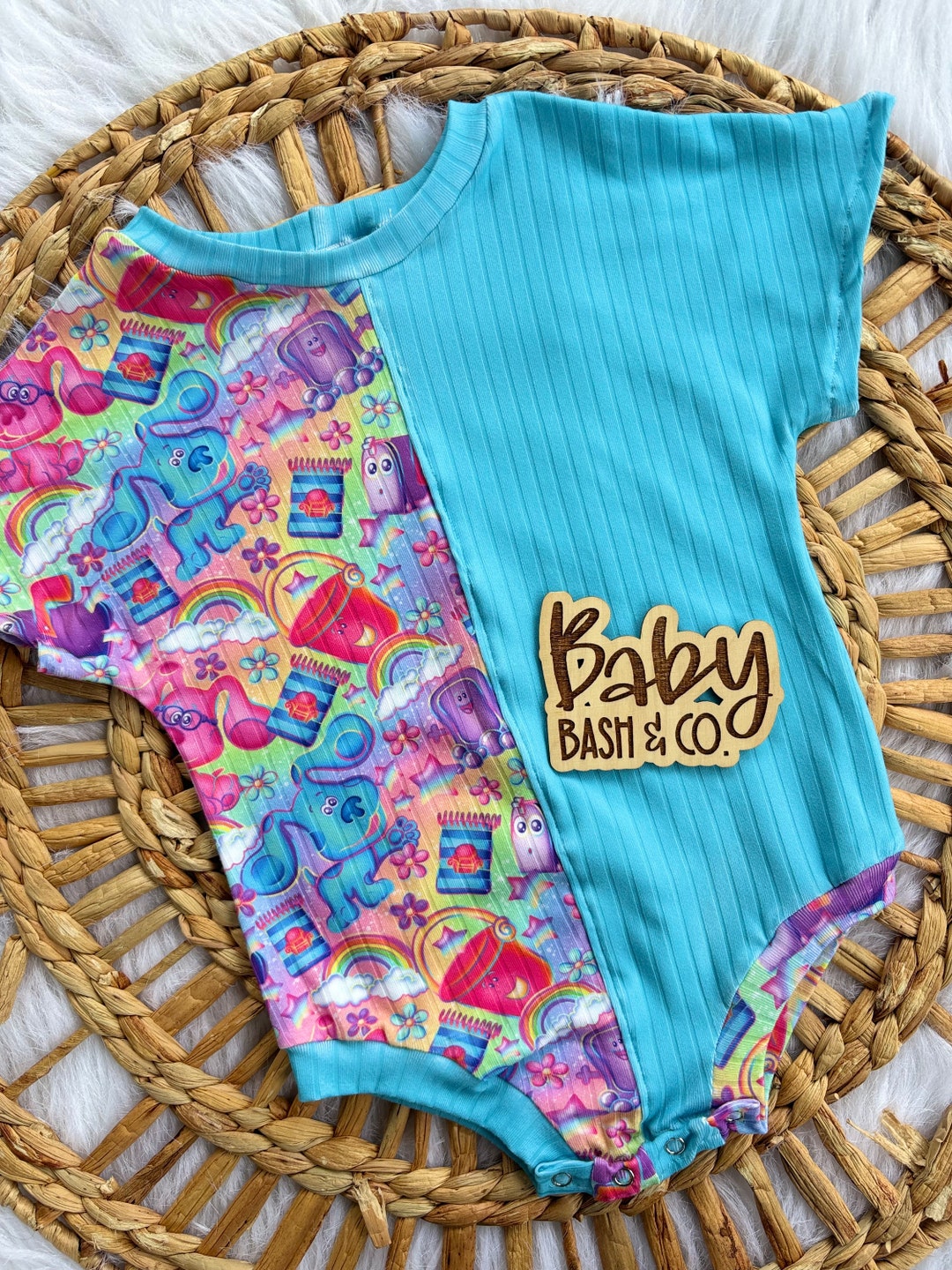 Clue Dog Tee Romper - Etsy