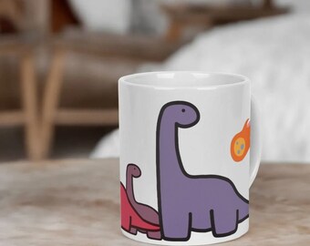 Dinosaur Mug - Etsy
