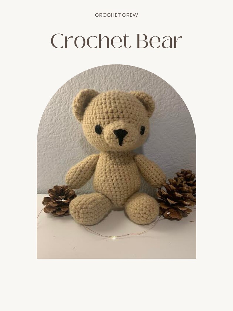 Crochet Bear Pattern - Etsy