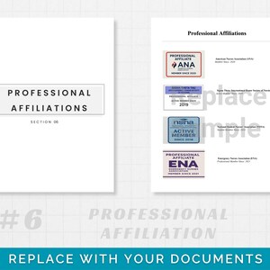 Nurse Portfolio Template, Resume CV Template, Registered Nurse, Nursing ...