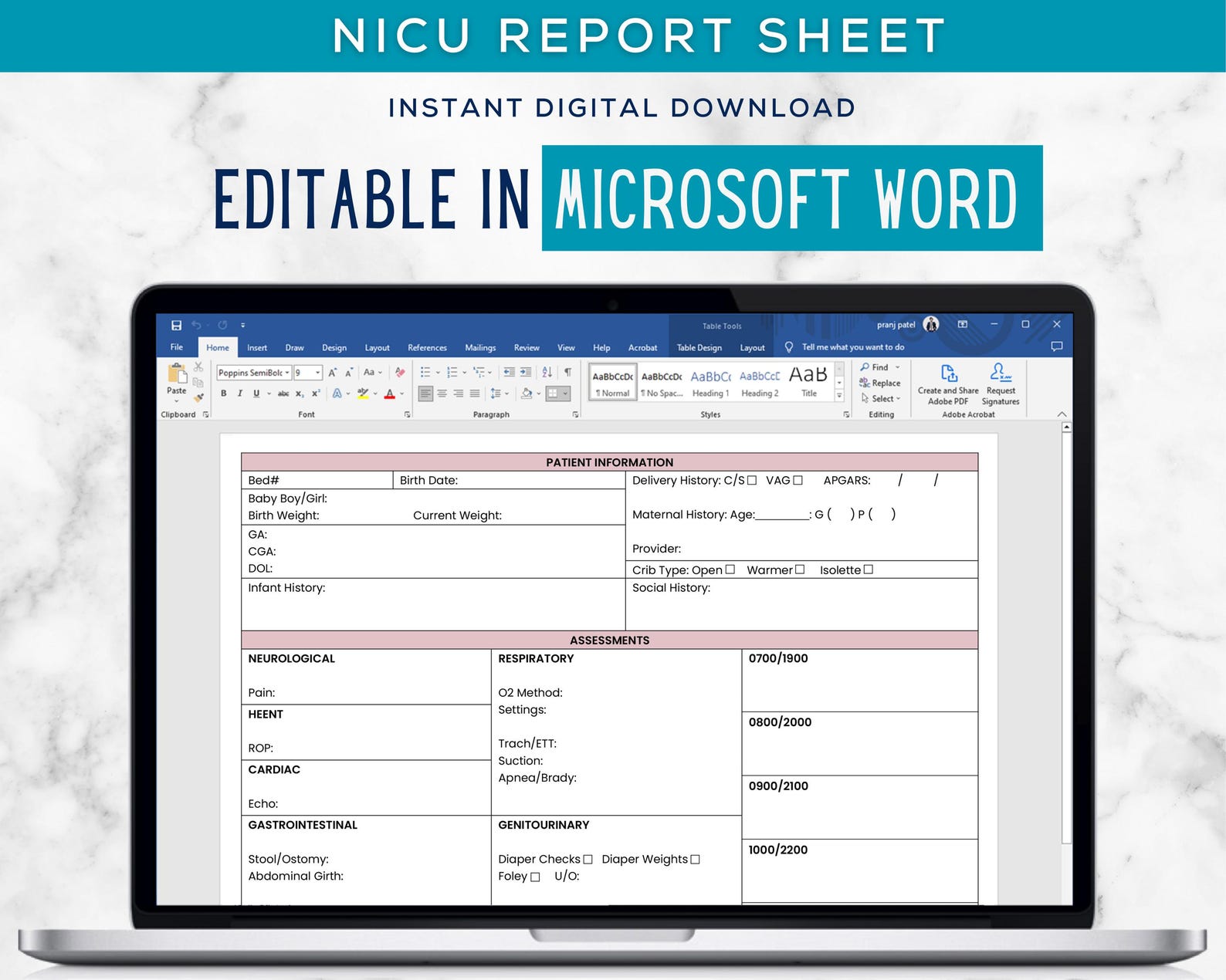 NICU Report Sheet, NICU Brain, Baby Nurse Brain, Neonatal Icu Nurse ...