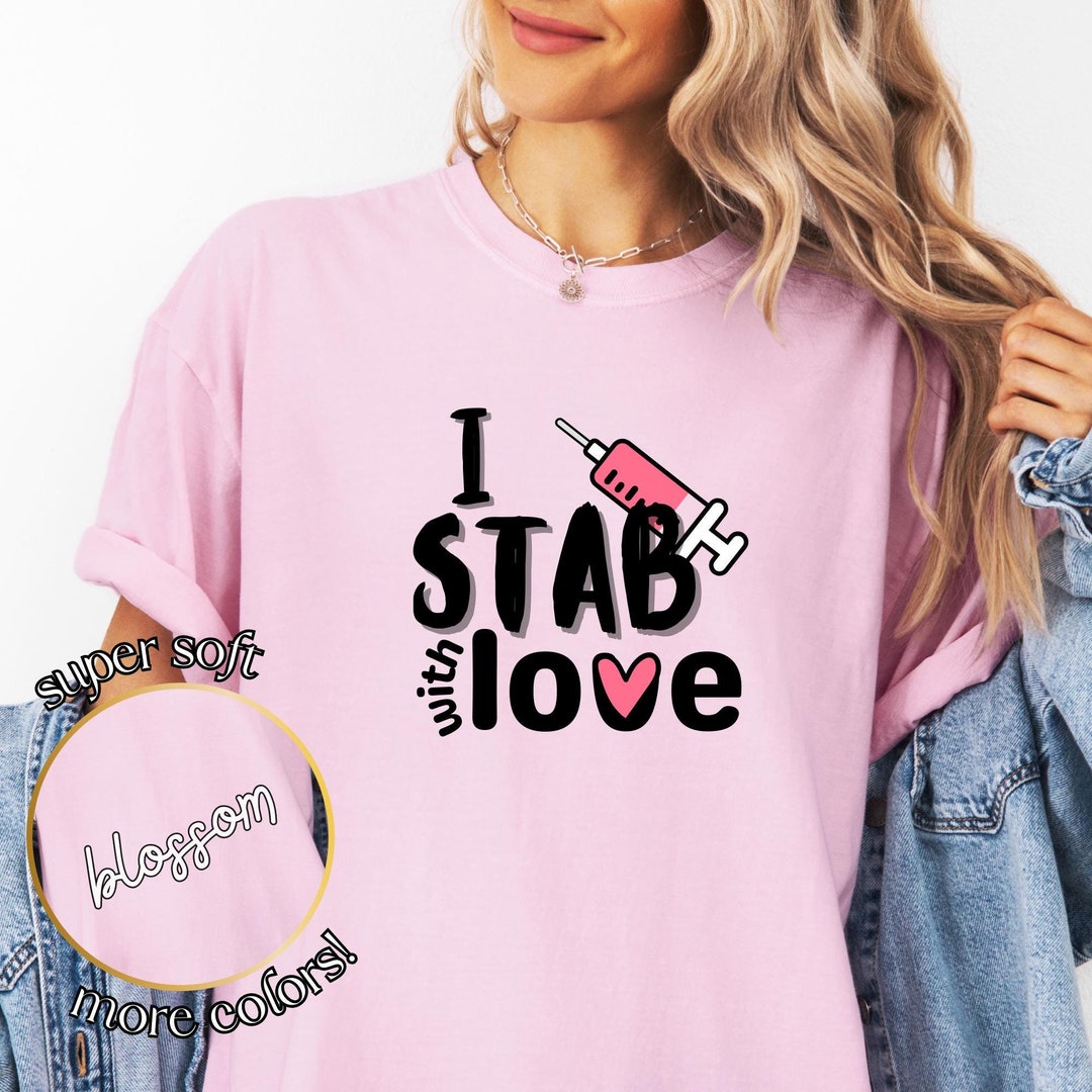 Phlebotomy Nurse Shirt, Infusion Nurse Gift, Comfort Colors ...