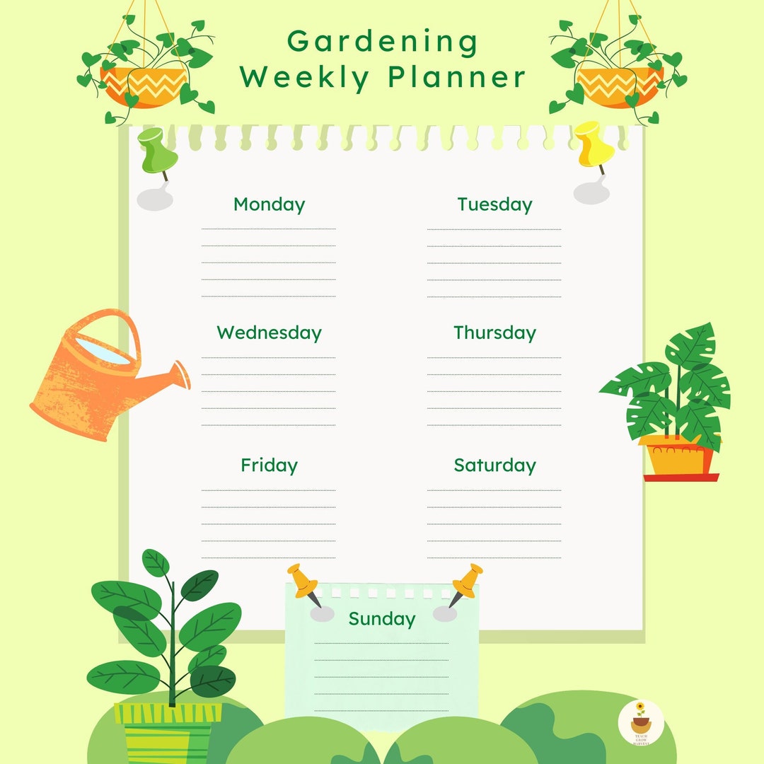 Garden Planner Sheet | Garden Printable | Garden Journal | Garden ...