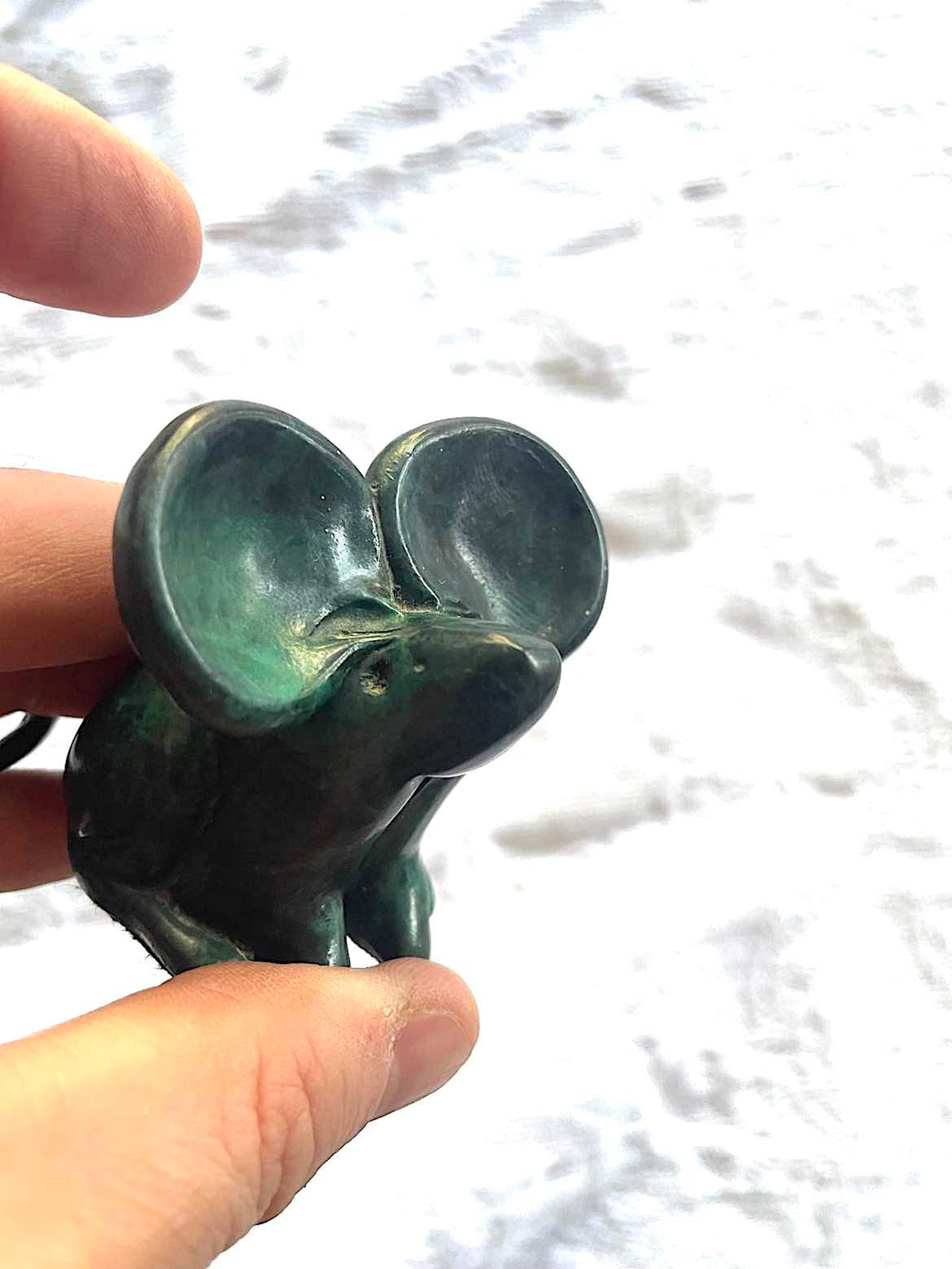 Certified John Jagger Bronze Cat and Mouse Statues, Signed, 1996 AP 9/ ...