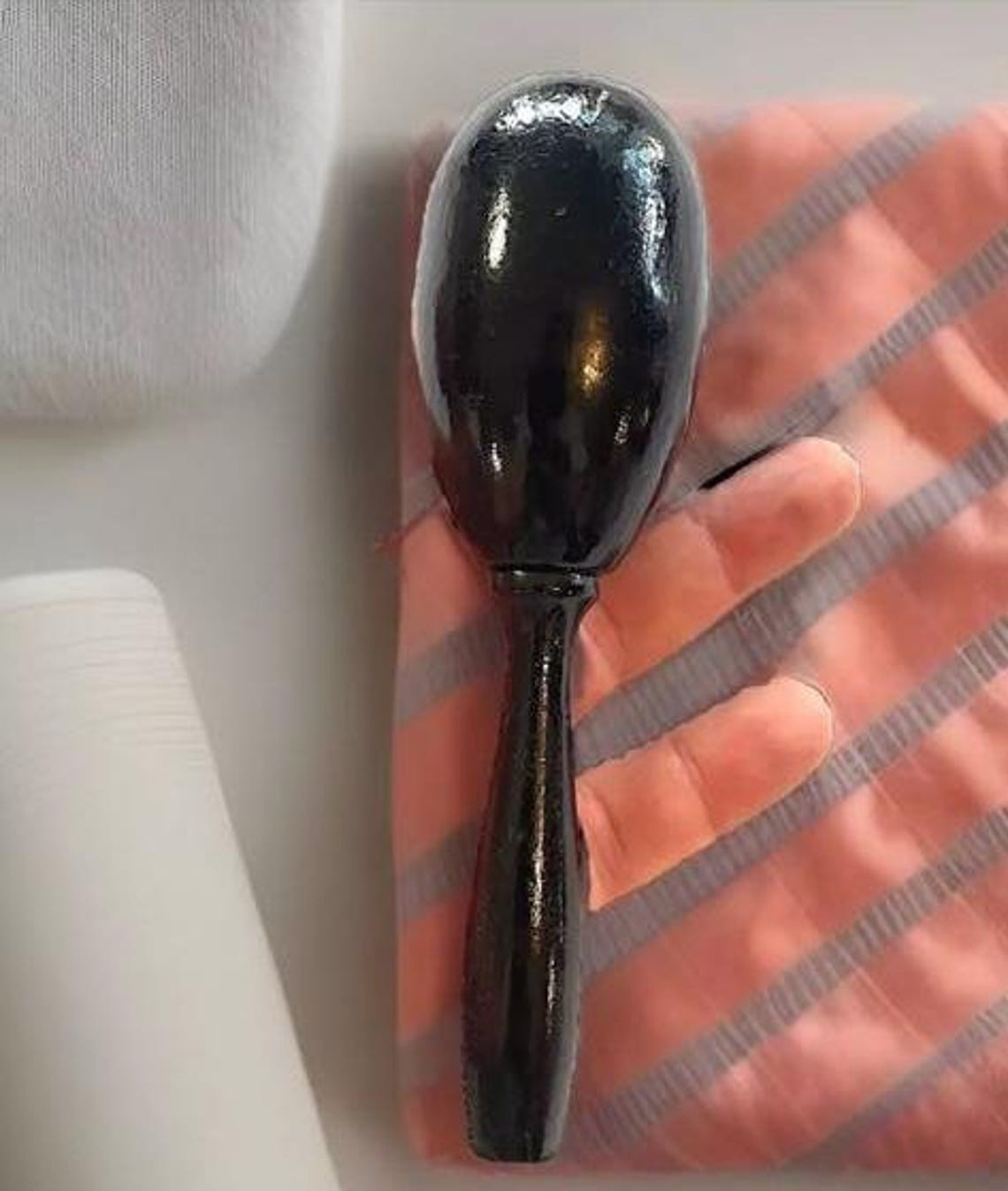 Antique 6” Black Wood Sock Darner - Etsy