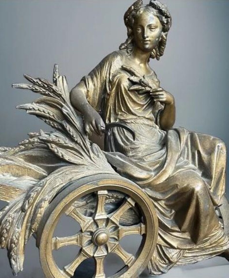 Exceptional Antique Victorian Spelter Statue of "fall" on Wood Base - Etsy