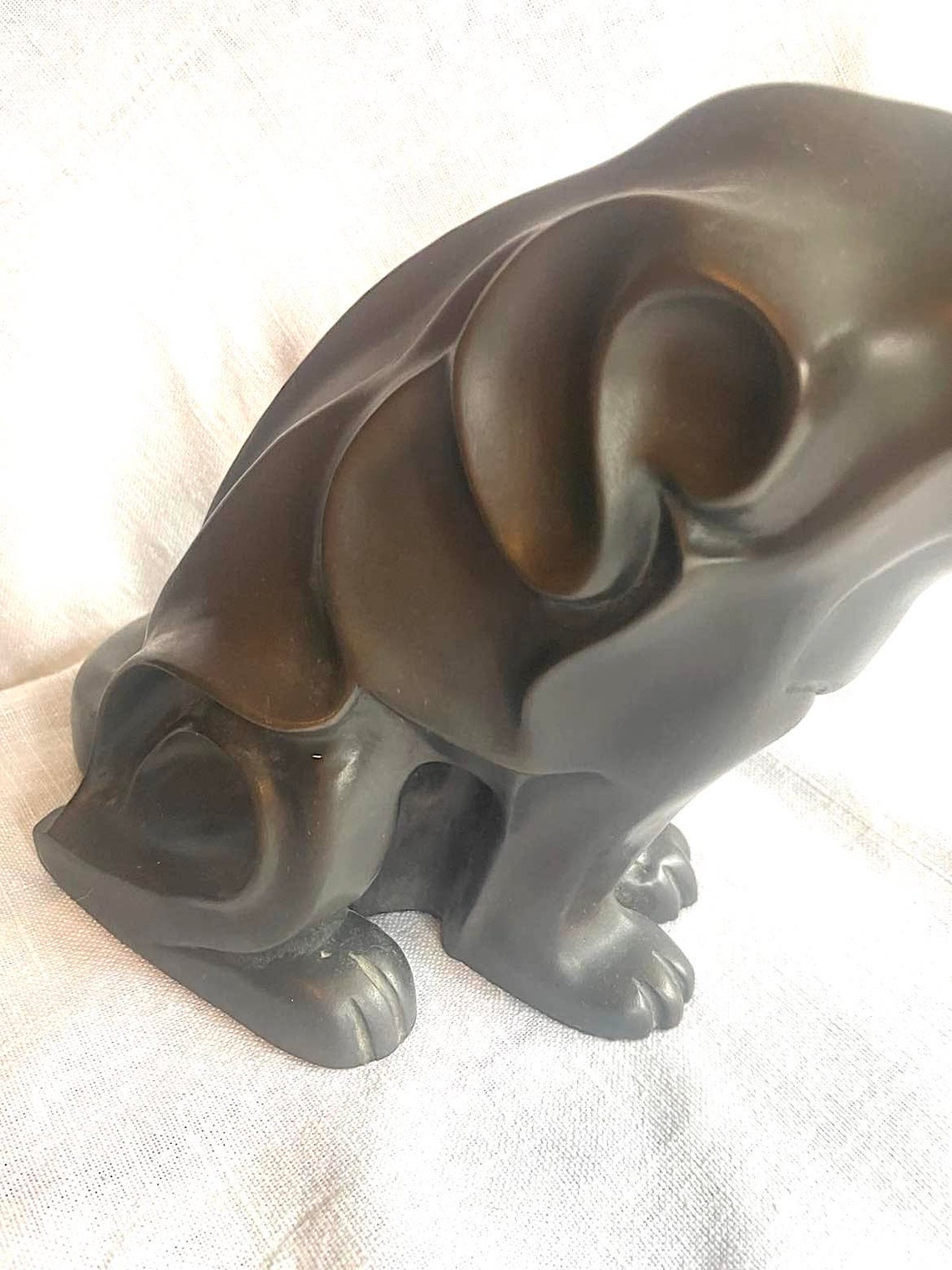 Certified John Jagger Bronze Cat and Mouse Statues, Signed, 1996 AP 9/ ...