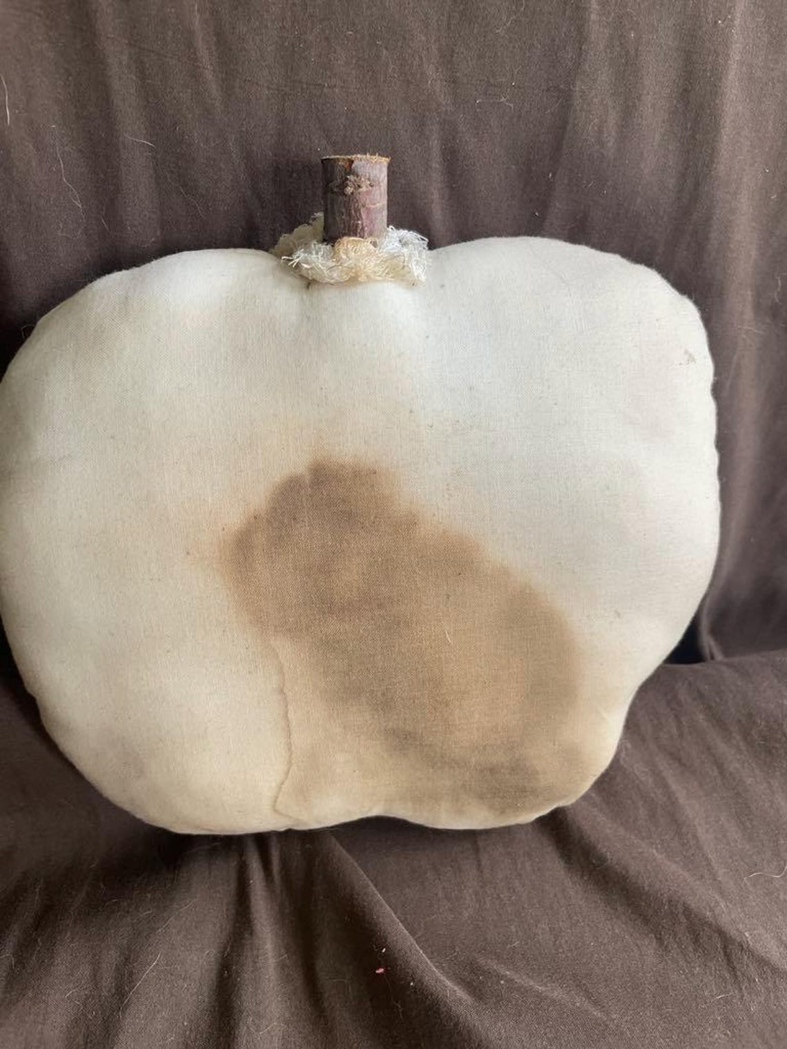 Unique Small Primitive Pumpkin Pillow Made From Antique Materials - Etsy