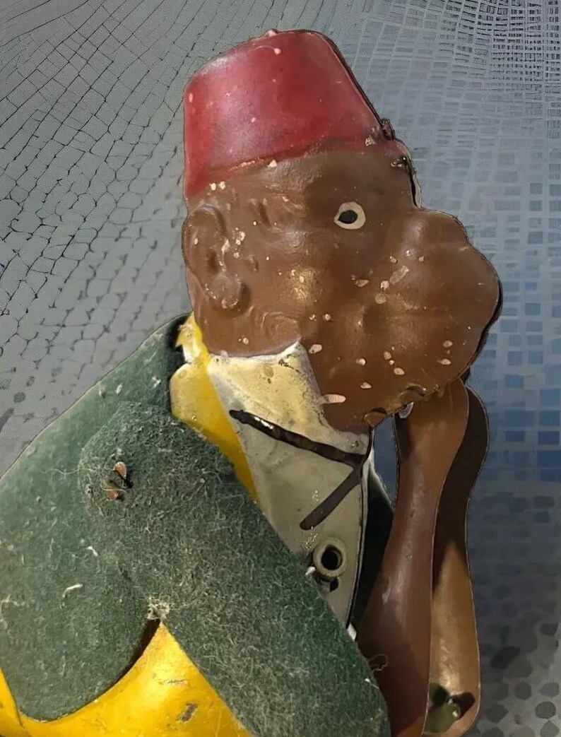 Antique Tin Climbing Monkey Toy 1900's - Etsy