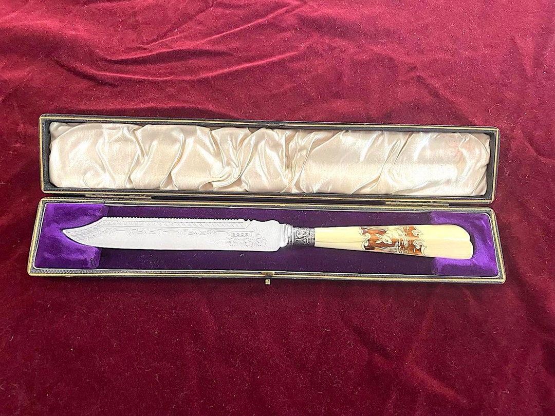 Antique Victorian "rabbit" Motif Presentation Knife in Original Box - Etsy
