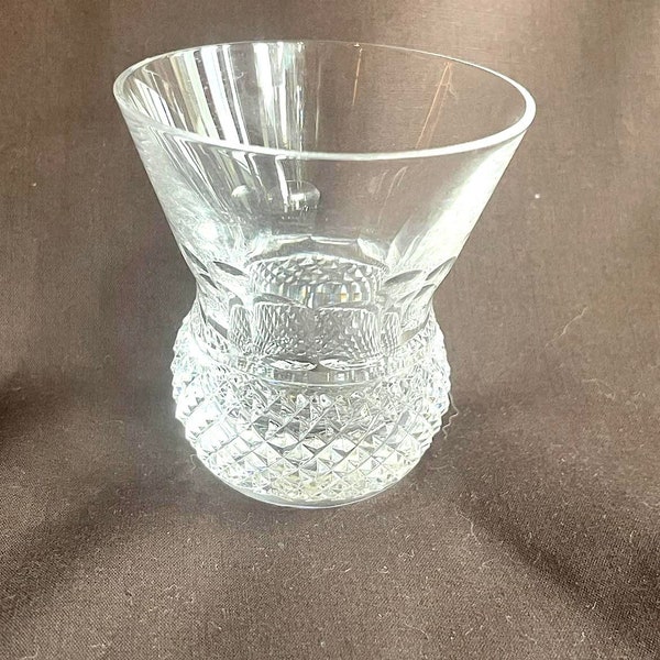 Edinburgh Thistle Crystal Glass - Etsy