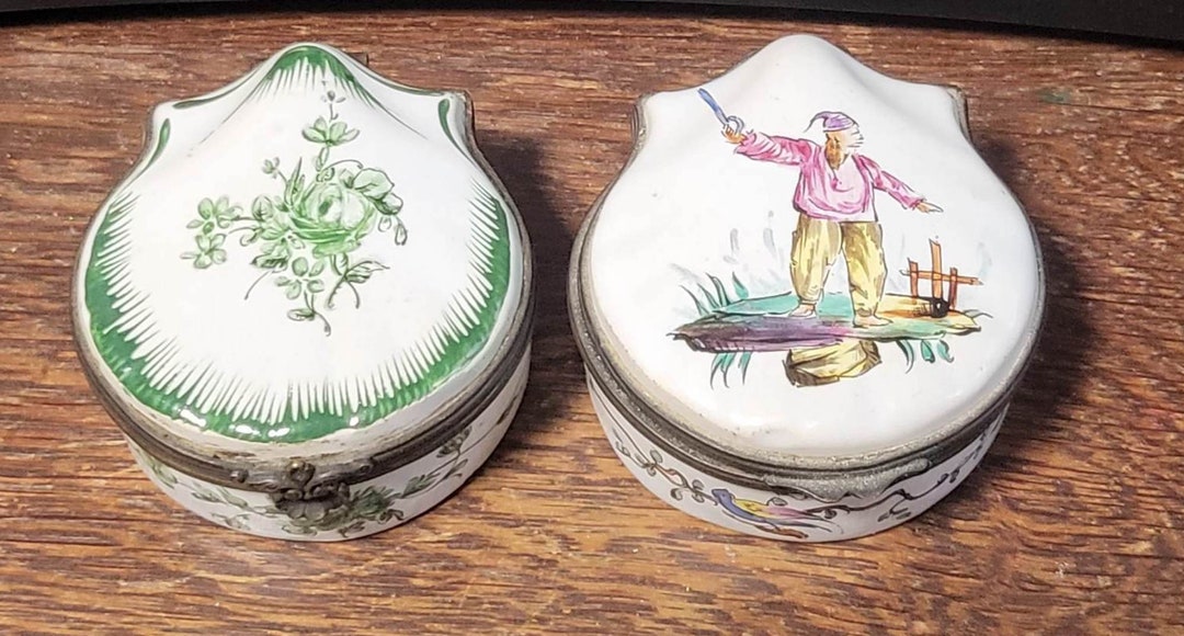 Pair of Early 19th Century Patch Boxes - Etsy