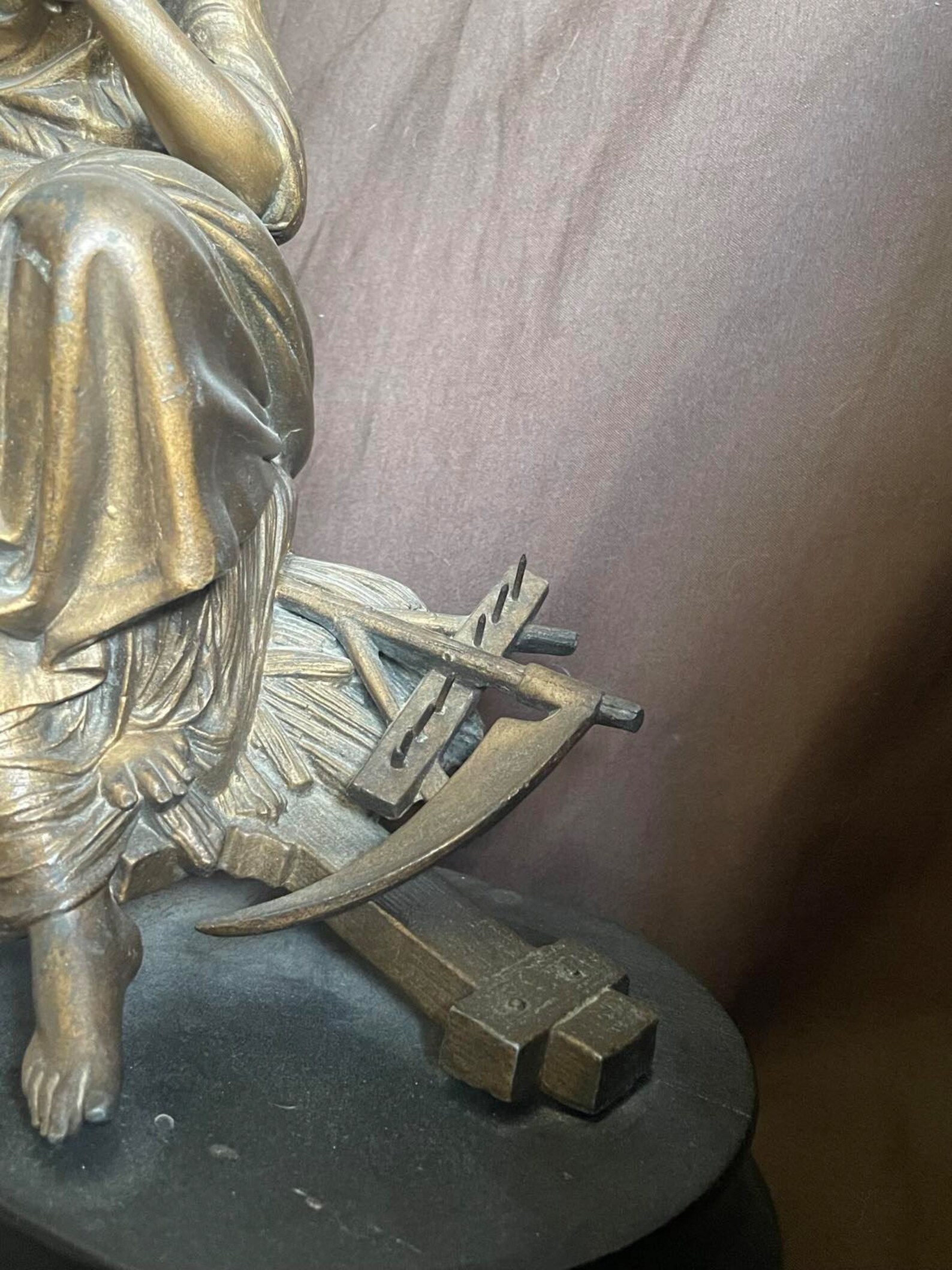 Exceptional Antique Victorian Spelter Statue of "fall" on Wood Base - Etsy