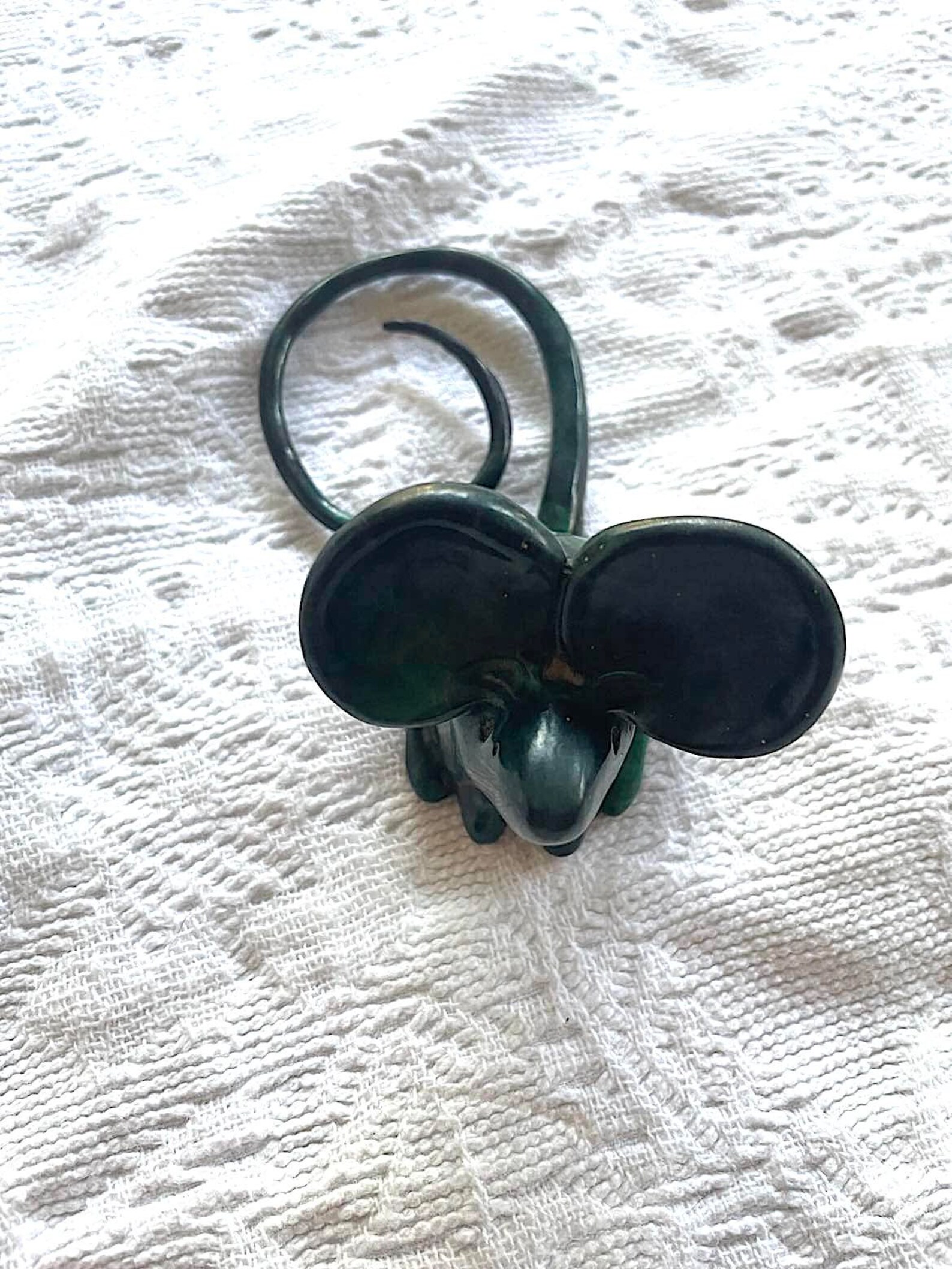 Certified John Jagger Bronze Cat and Mouse Statues, Signed, 1996 AP 9/ ...