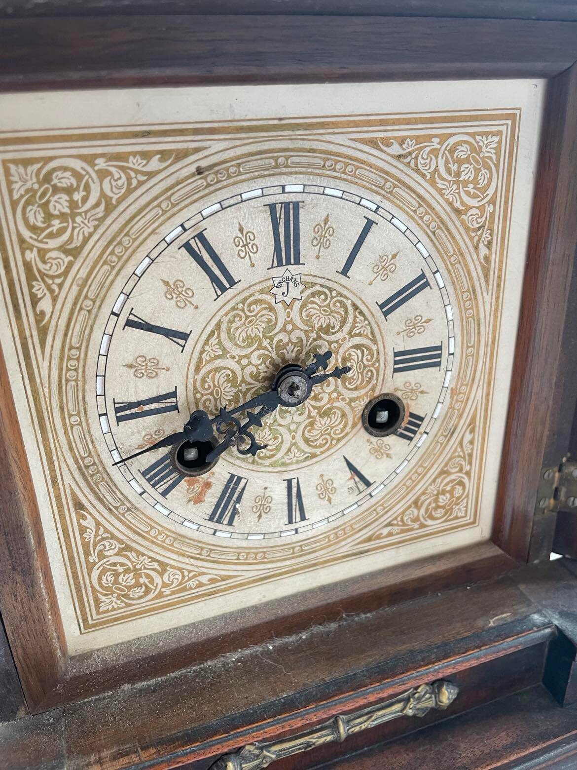 Antique Gothic Style Mantle Clock - Etsy