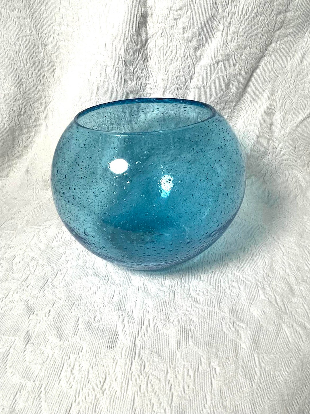 Antique Hand Blown Fishbowl - Etsy