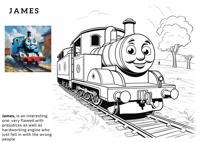 Digital Download of Ten Characters of Famous Thomas Train Series - Etsy