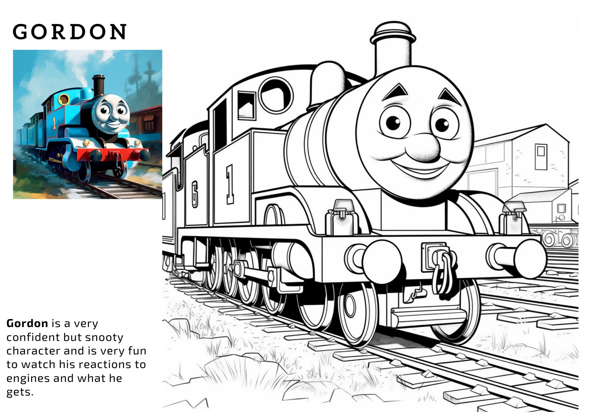 Digital Download of Ten Characters of Famous Thomas Train Series - Etsy