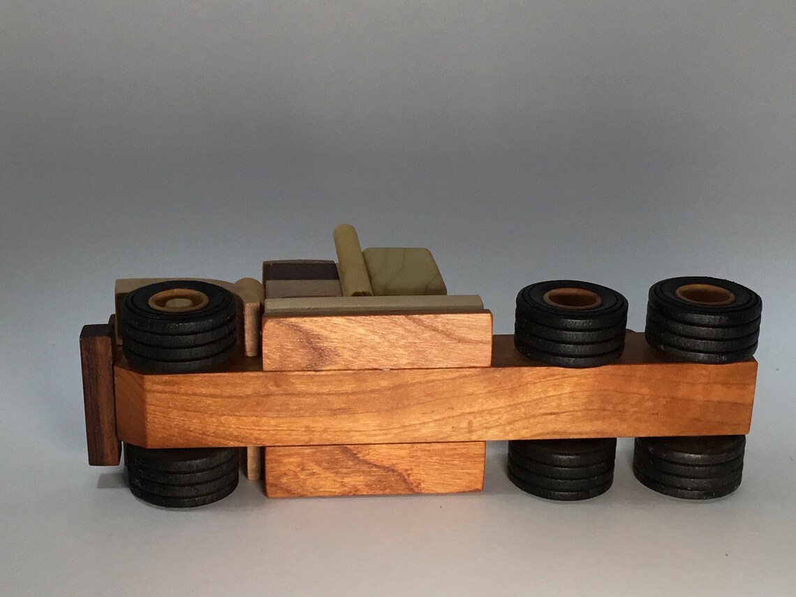 Australian Road Train Tanker Truck and 3 Trailers - Custom Wooden Model ...