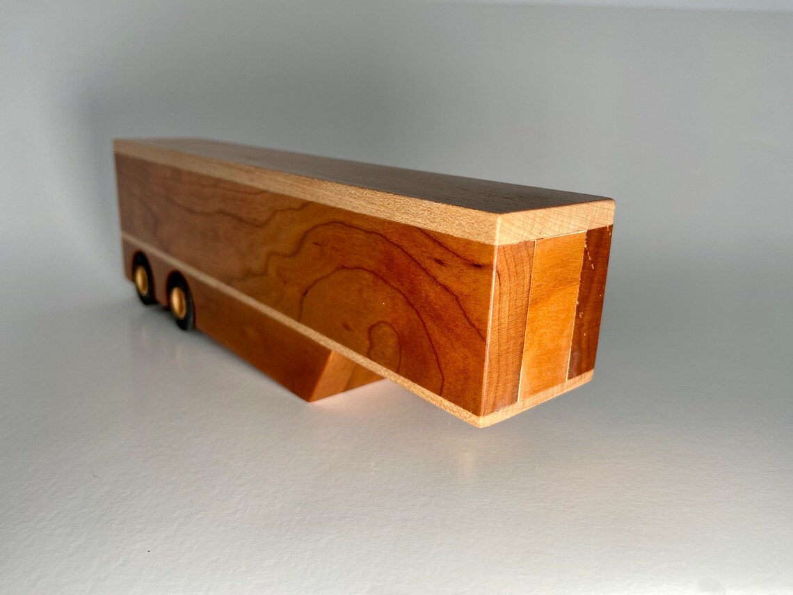 Custom Tractor Trailer Cherry and Maple - Etsy