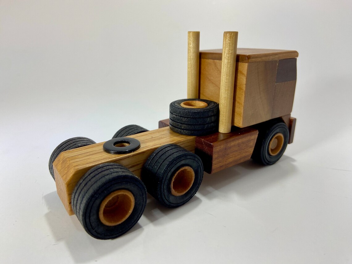 Australian COE Truck With “b-double” Flatbed Trailers - Custom Wooden ...