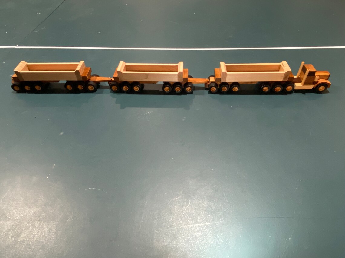 Australian Road Train Ore Tipper Truck and 3 Trailers Custom - Etsy
